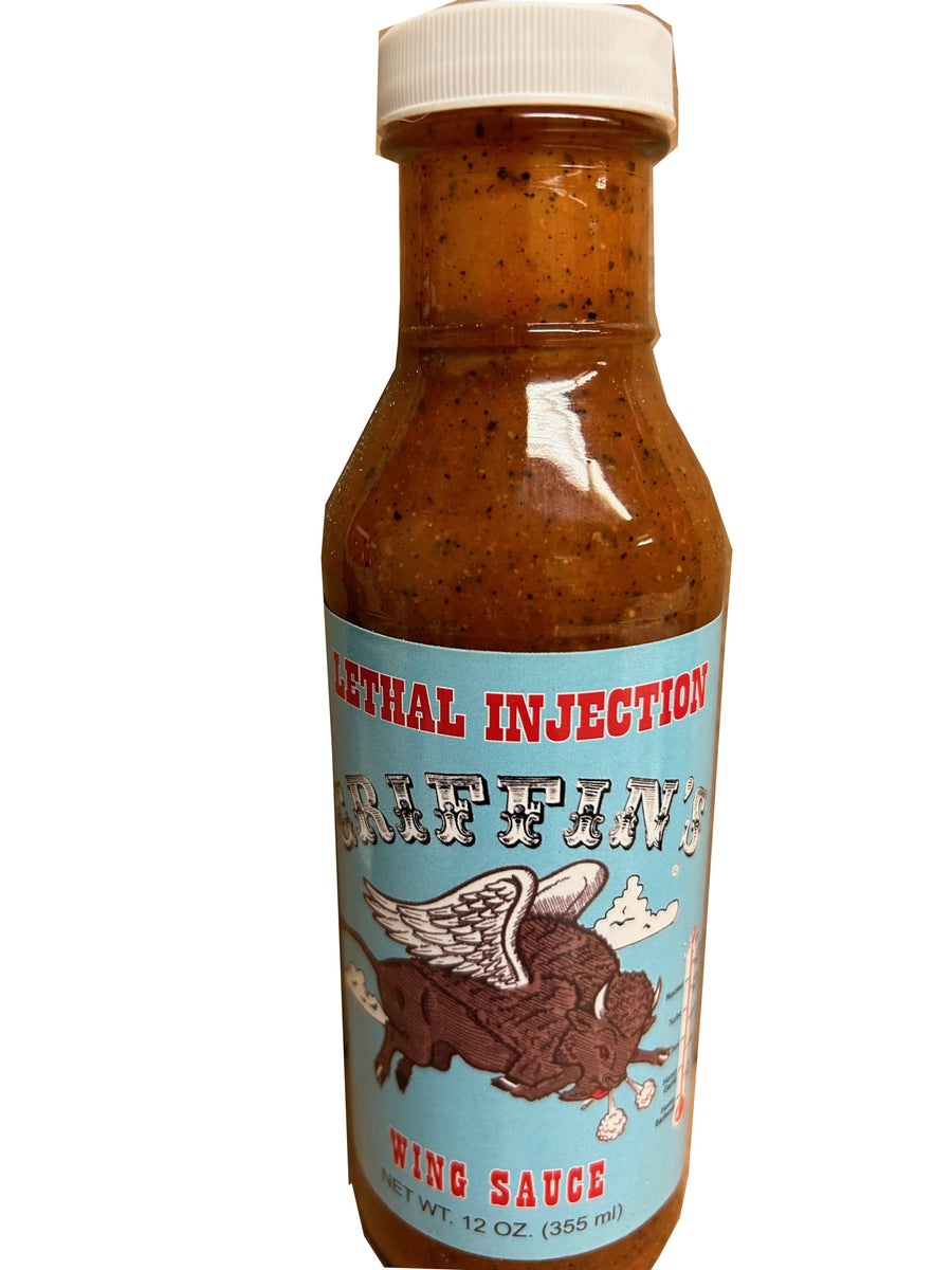 Lethal Injection 12oz Bottle – griffins wing sauce