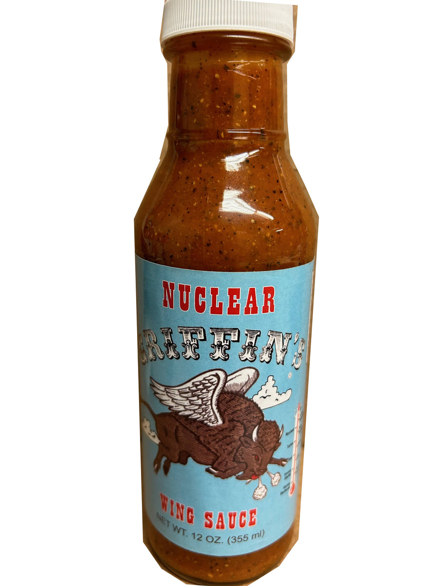 Nuclear 12oz Bottle – griffins wing sauce
